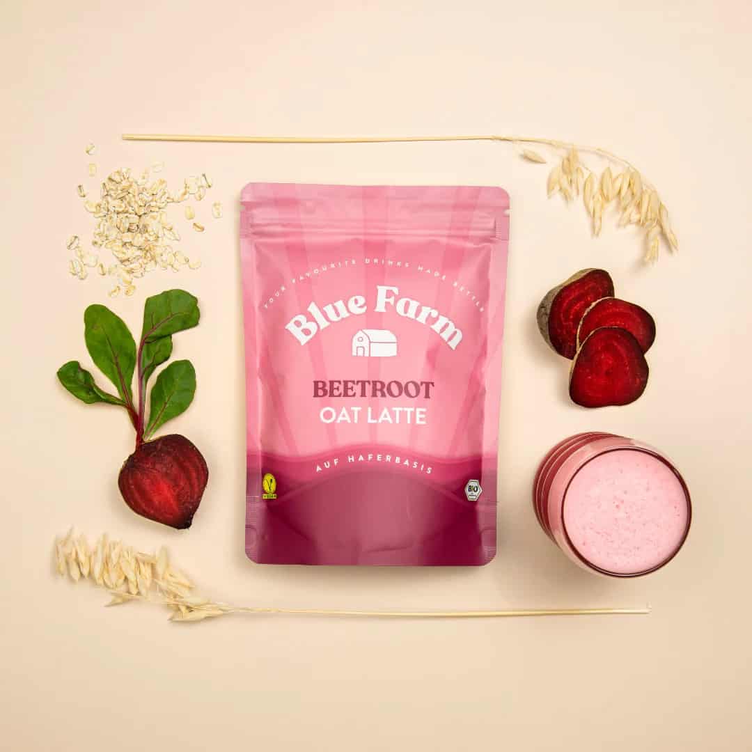 Blue Farm Introduces Beetroot Oat Latte in Trending Powdered Format ...