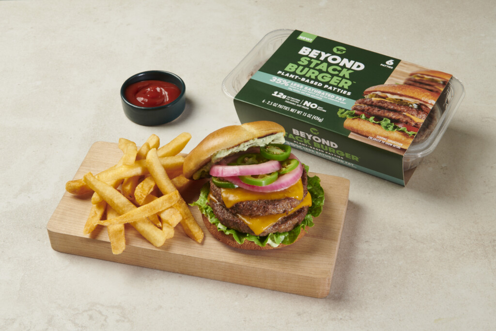 The New Beyond Stack Burger, "Closer in Taste & Texture to Beef ...