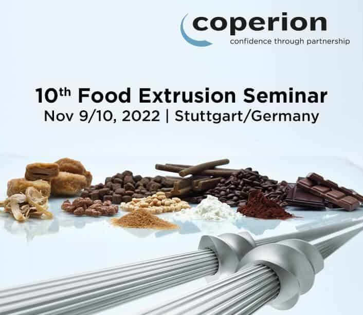 Coperion’s Food Extrusion Seminar Taking Place Again This November - vegconomist - the vegan ...
