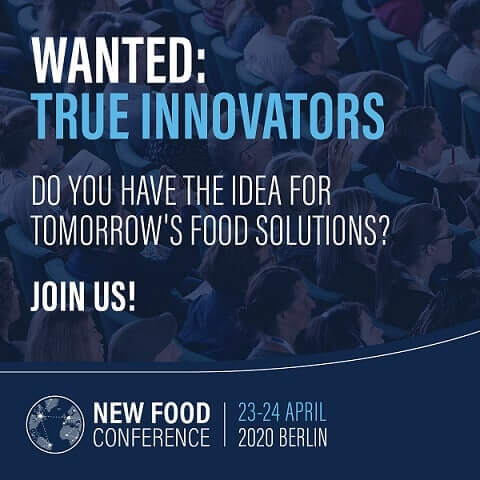New Food Conference 2020: Applications Now Open to Startups For ...