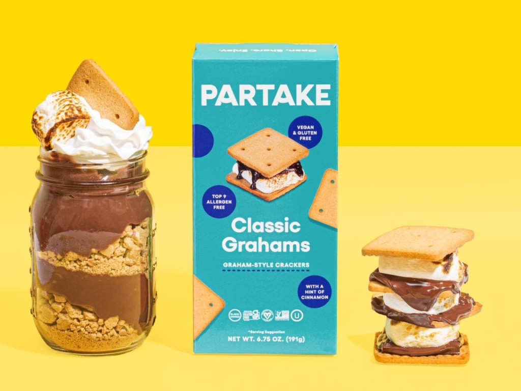 Partake Foods Adds Vegan Classic Graham Crackers to Allergen-Friendly Line