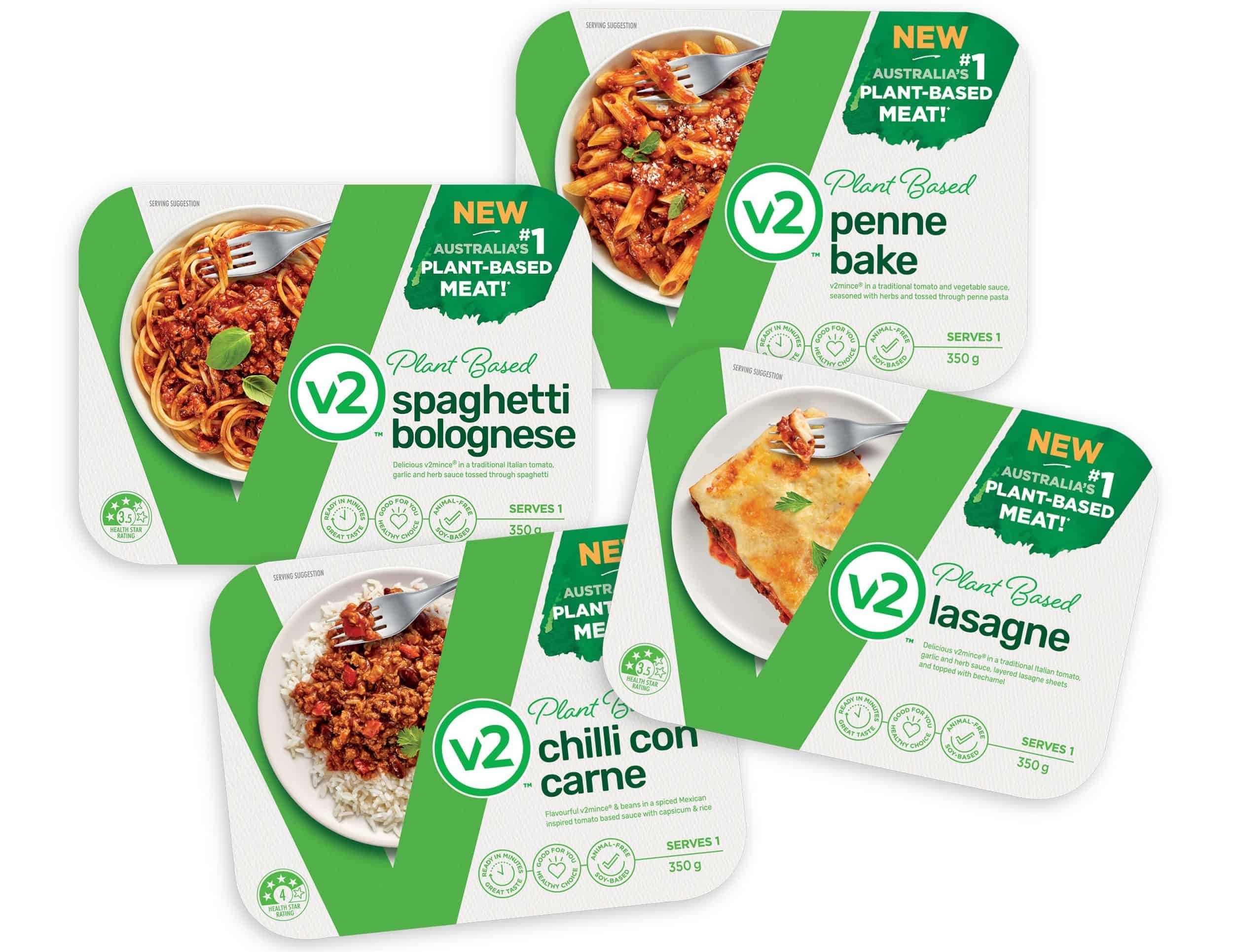 V2Foods Launches Vegan Ready Meals Range In Woolworths Across Australia