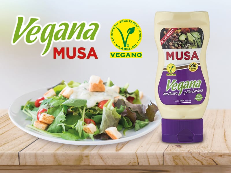 Musa lanza su nueva mayonesa vegana