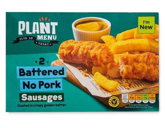 Aldi UK amplía su gama de menús vegetales con salchichas rebozadas ...