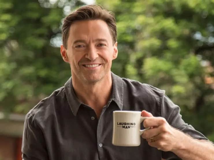 Le café Laughing Man Coffee de Hugh Jackman lance le Laughing V Cafe ...